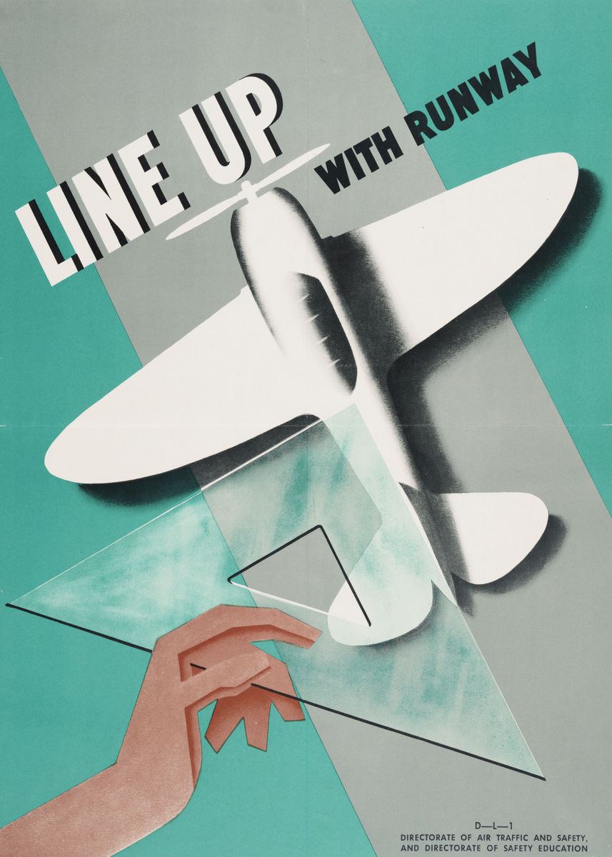 'Line up with runway' Poster, picture, metal print, paint by Sam Kal ...