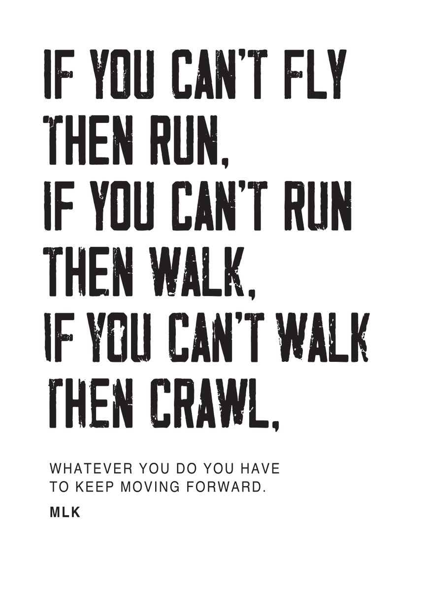 'MLK Quote Motivation' Poster, picture, metal print, paint by Pong ...