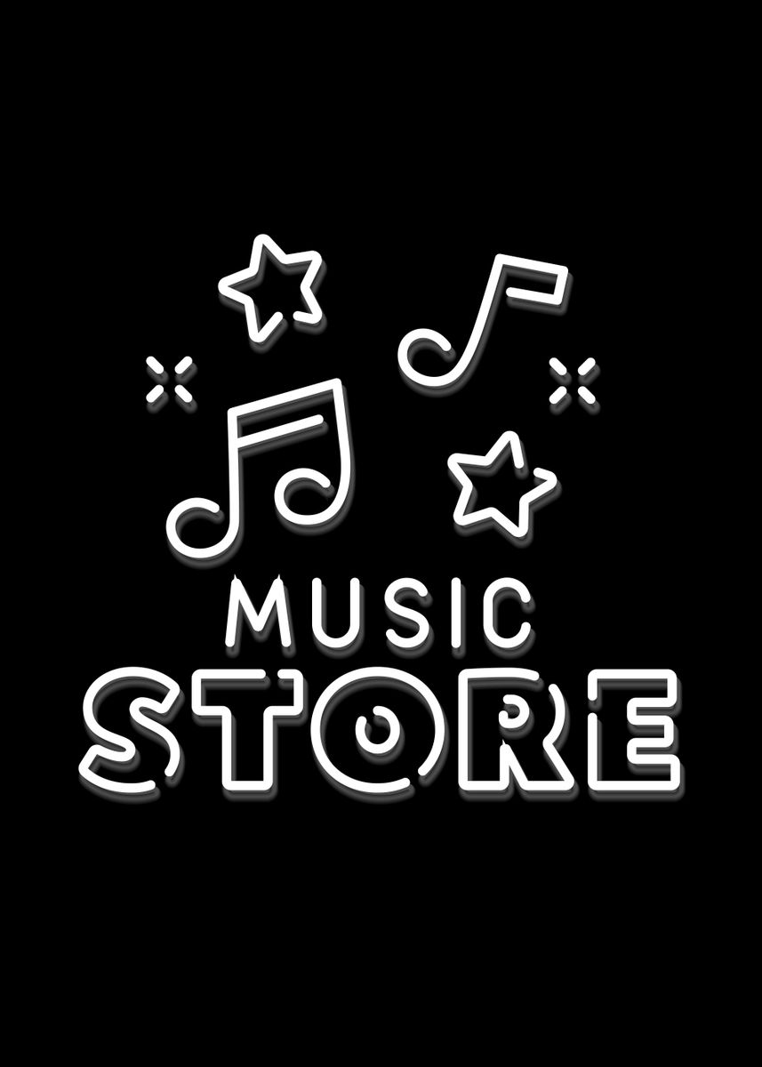 'Music Store' Poster, picture, metal print, paint by Trending Music ...