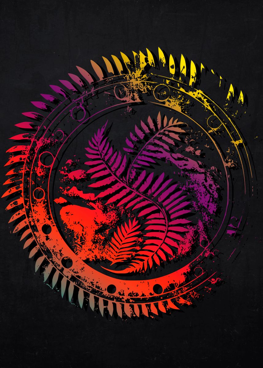 'Magic Witch Fern Colors' Poster by Ilya Danilov | Displate