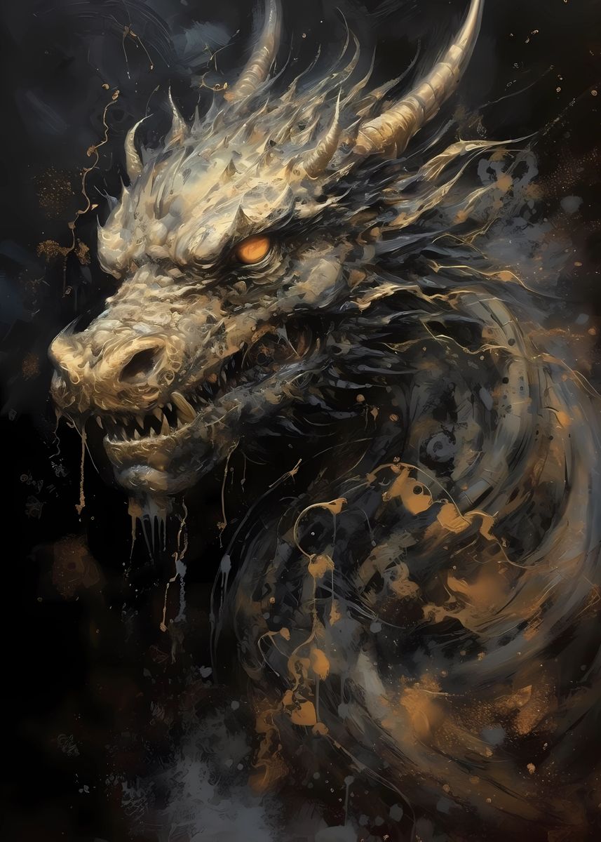 'Dragon Fantasia' Poster, picture, metal print, paint by Adam Decor ...