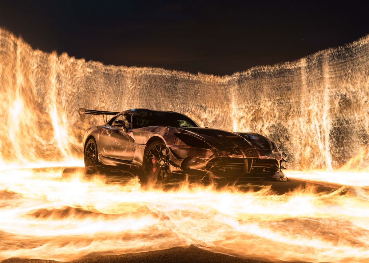 'dodge viper gen V' Poster by sultan | Displate