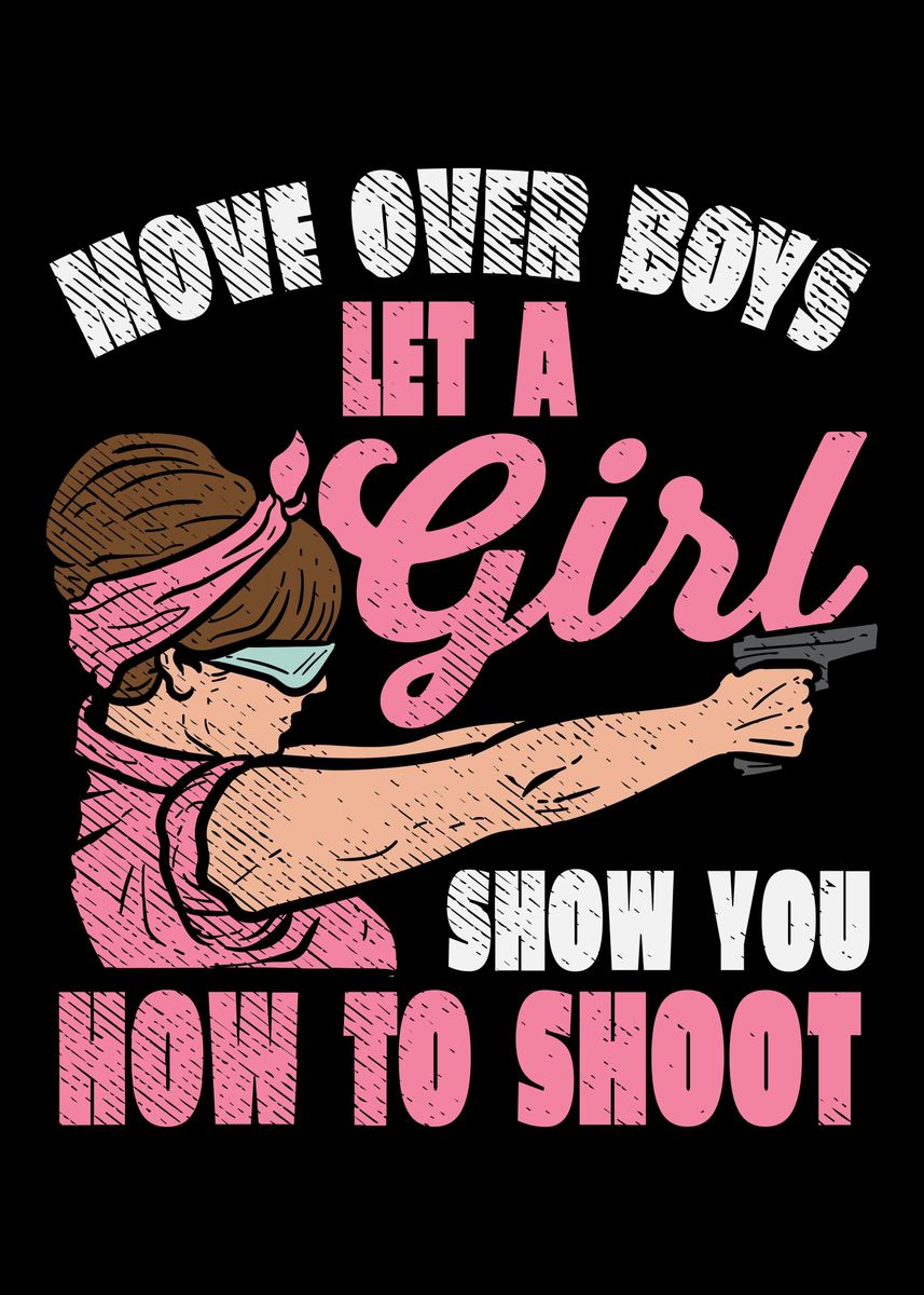 'Long Range Shooting Skeet' Poster, picture, metal print, paint by ...