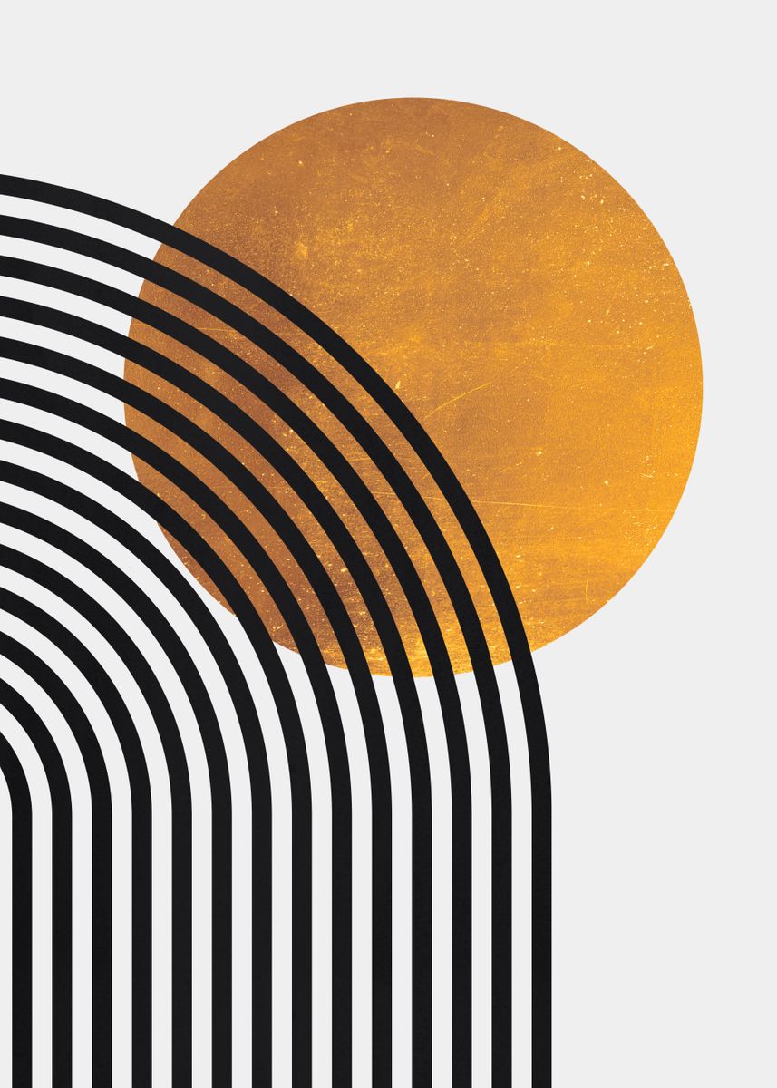 'Metal and gold art 2' Poster, picture, metal print, paint by Vitor ...