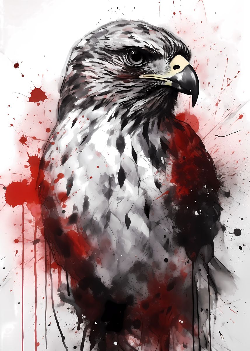 'Broad Winged Hawk' Poster, picture, metal print, paint by ...