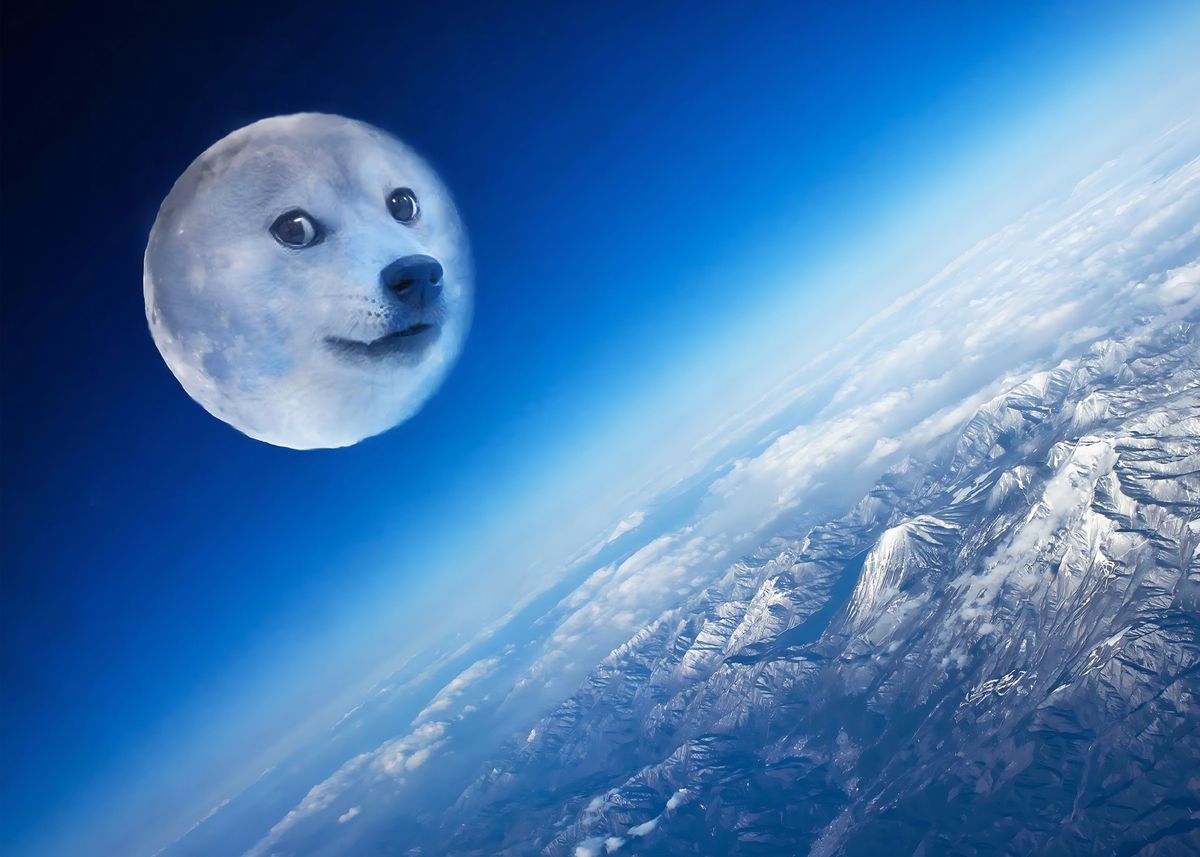 'Doge Planet' Poster by HOLOSOMNIA | Displate