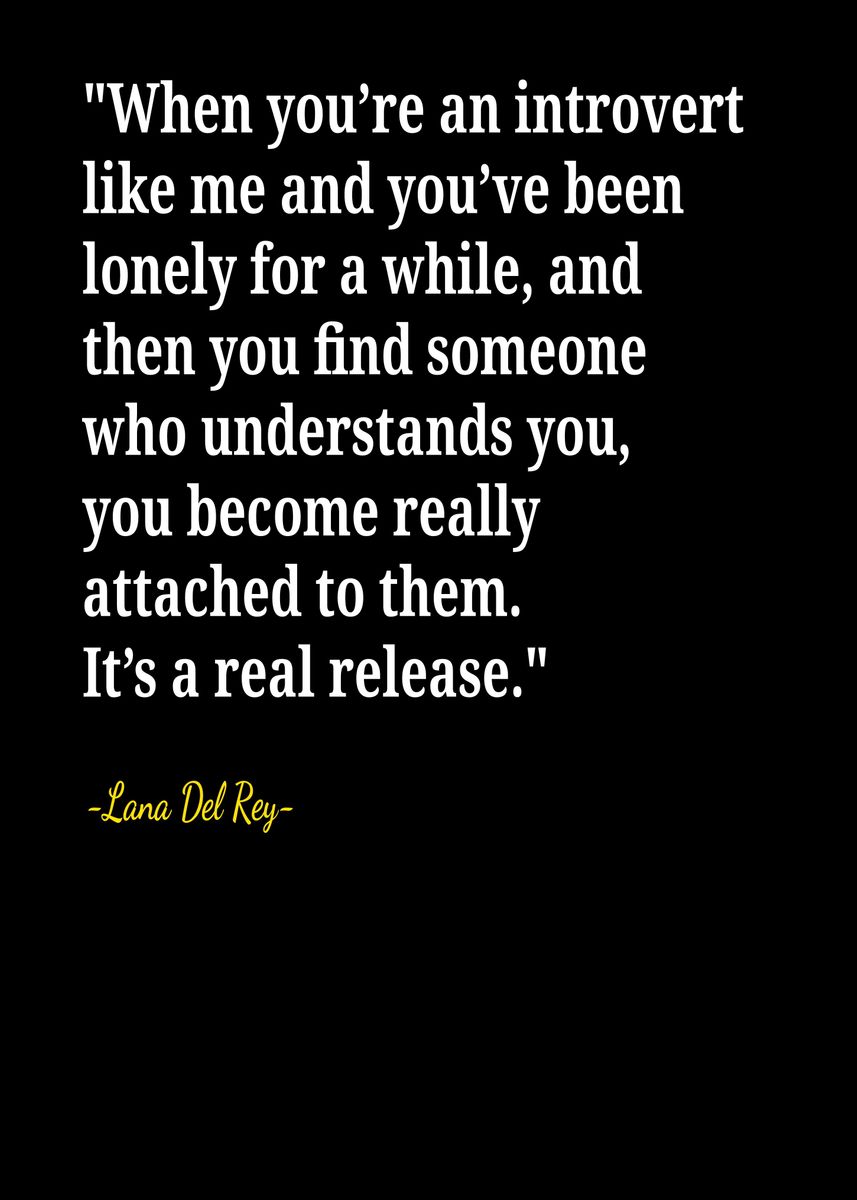 'Quotes About Introvert' Poster, picture, metal print, paint by Angela ...