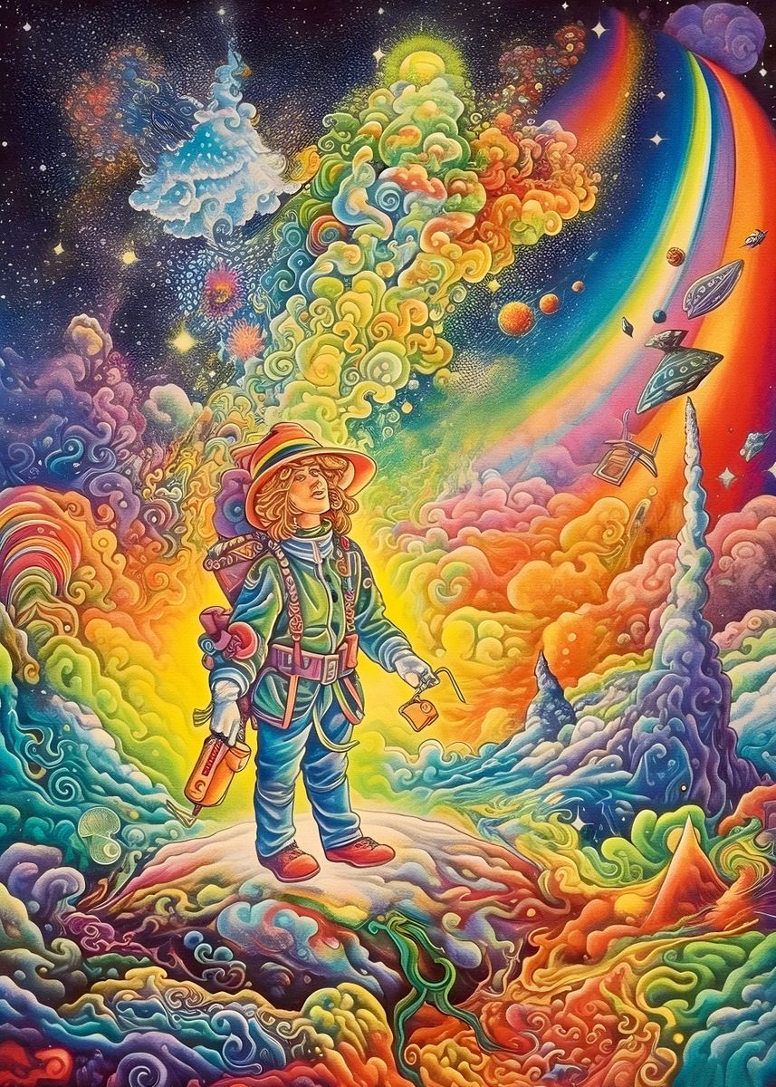 'Amazing colorful art 3' Poster by Digital Artist | Displate