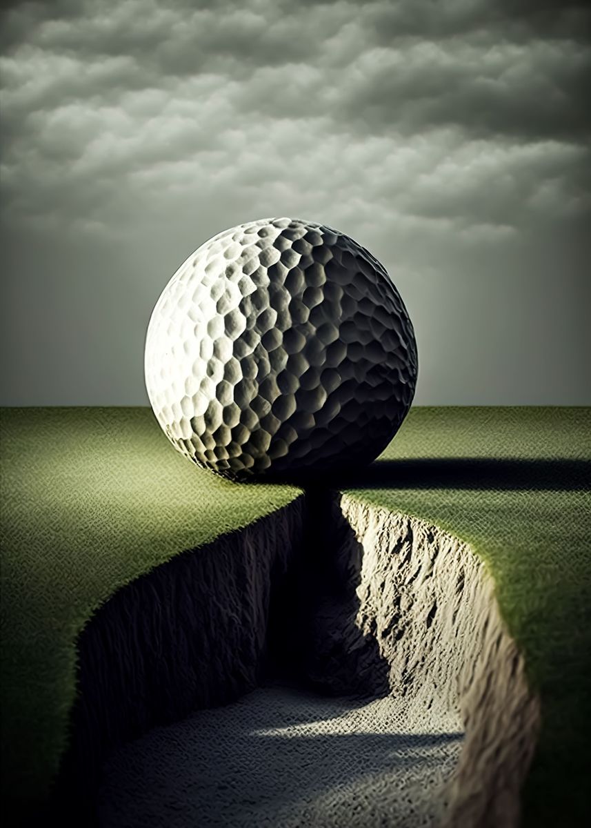 'golf course ' Poster, picture, metal print, paint by Zachariah Stacey ...