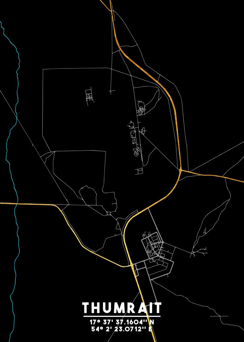 'Thumrait Oman' Poster, picture, metal print, paint by Clayborne Frank ...