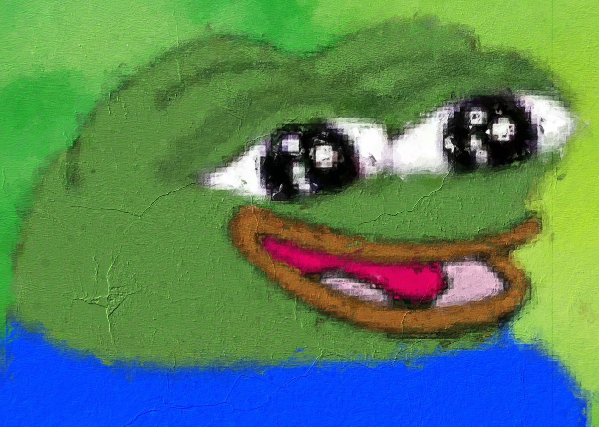 'Pepe the Frog' Poster by Meme Daily | Displate