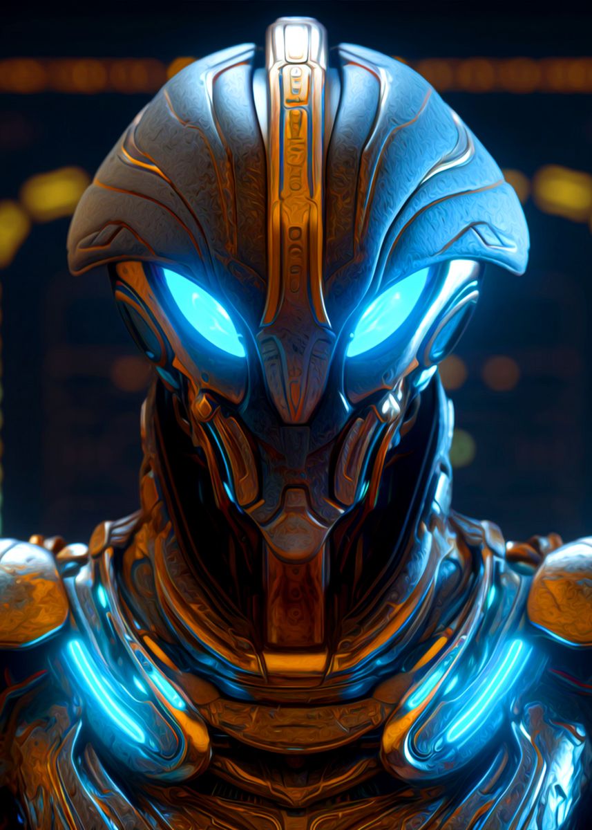 'Fantasy Alien' Poster, picture, metal print, paint by Nguyen Thu ...