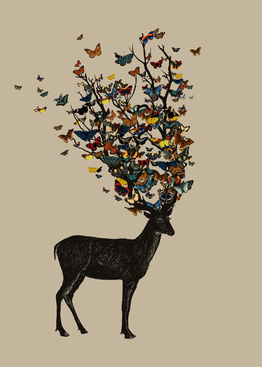 'wild nature' Poster, picture, metal print, paint by Tobias Fonseca ...