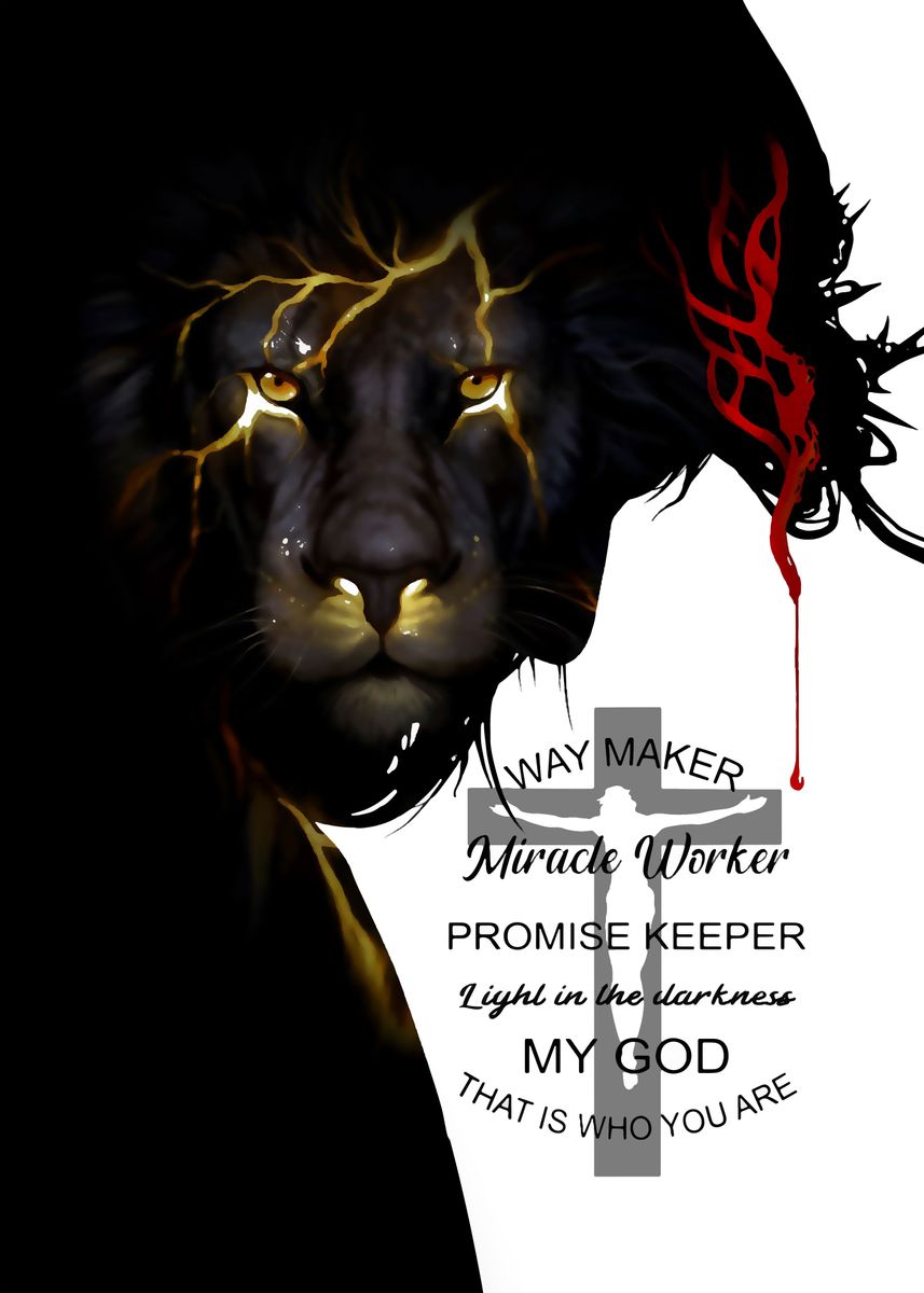 'JESUS WAY MAKER' Poster, picture, metal print, paint by anhvivuha ...