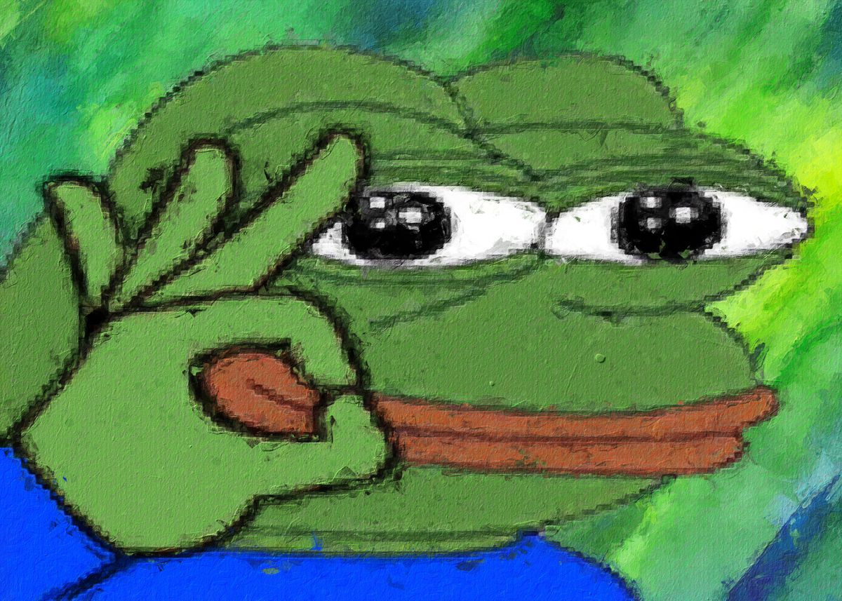 'Pepe the Frog' Poster by Meme Daily | Displate