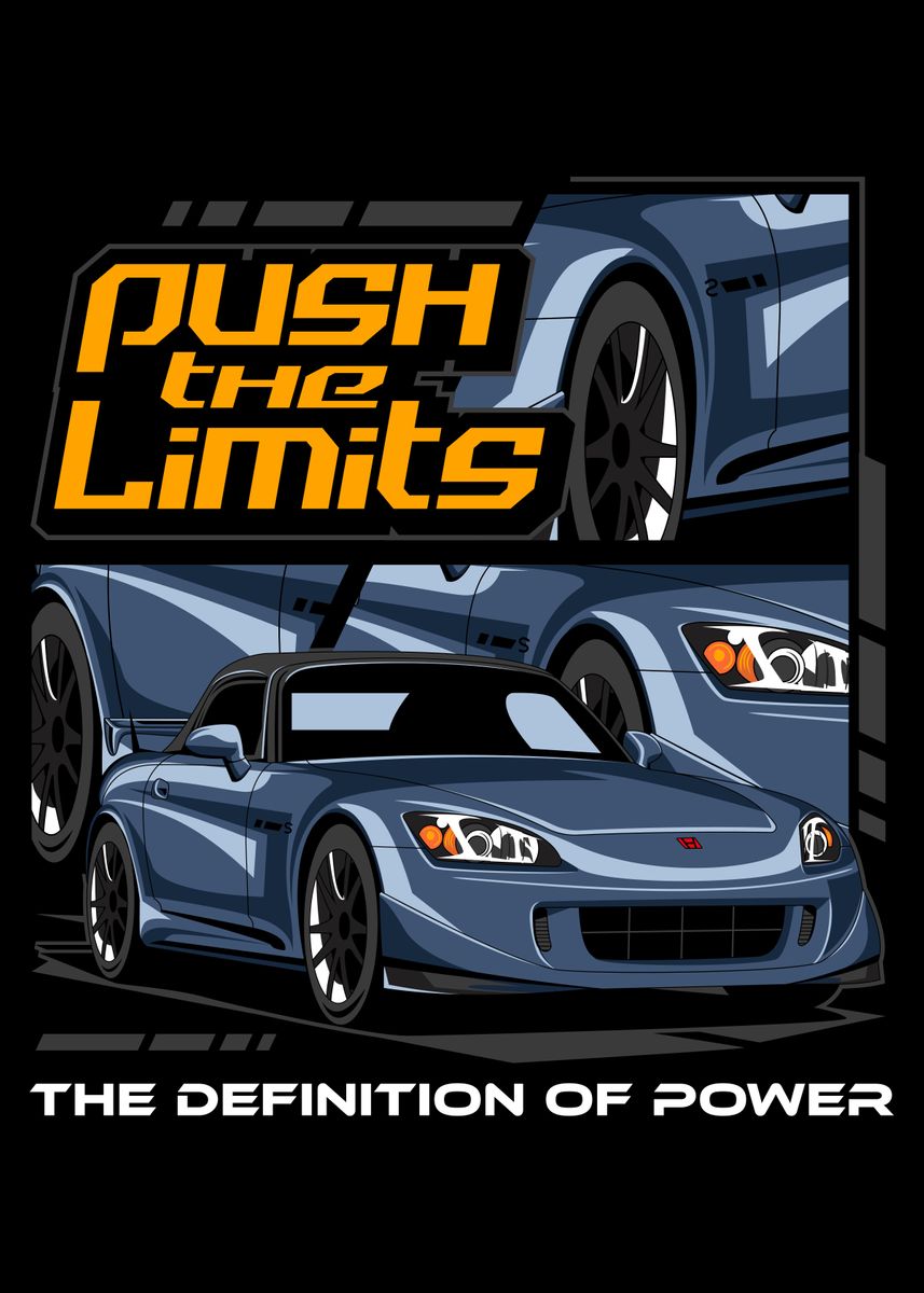 'JDM S2000 Car' Poster by Mikhaila Poster Design | Displate