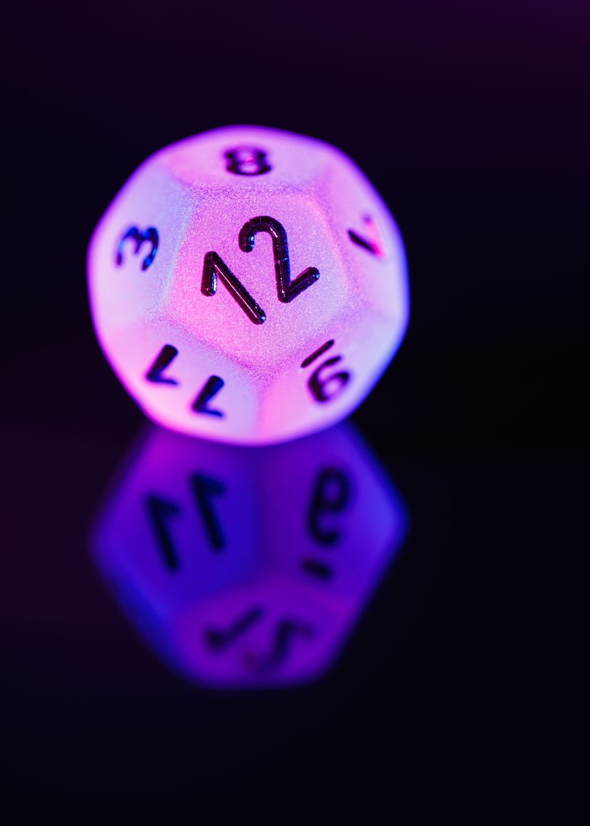 'Dice for board game' Poster, picture, metal print, paint by Giuseppe ...