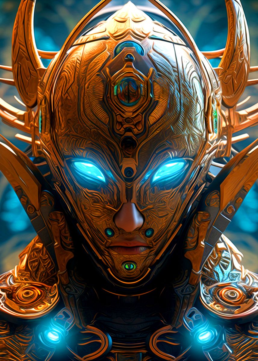 'Fantasy Alien' Poster, picture, metal print, paint by Nguyen Thu ...