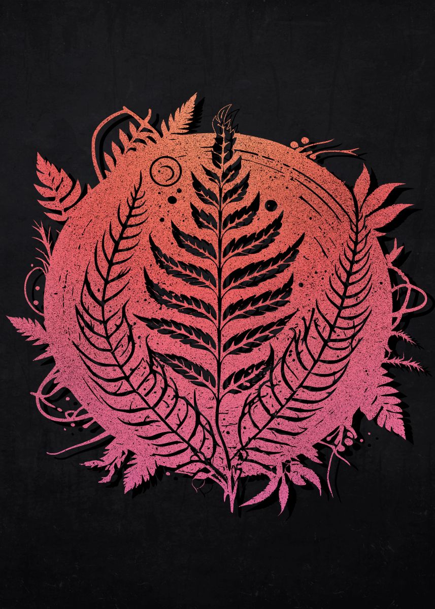 'Magic Fern' Poster by Ilya Danilov | Displate