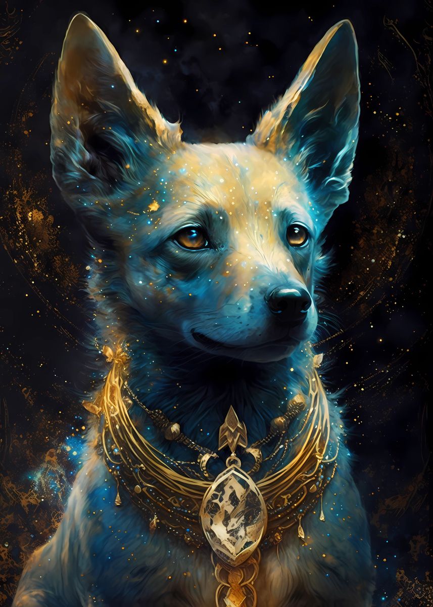 'Jack Russell Terrier Dog' Poster, picture, metal print, paint by Anastasia World | Displate