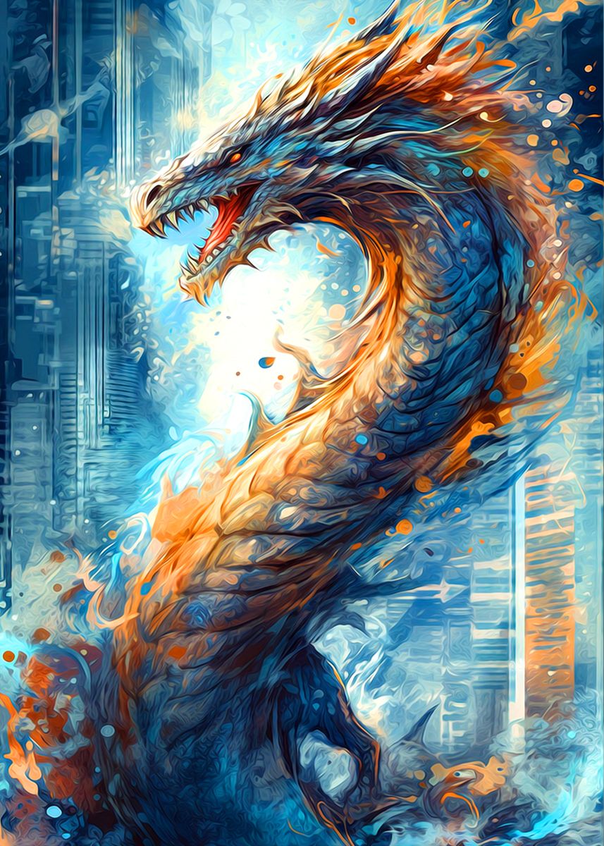 'Dragon' Poster by tona Billi | Displate