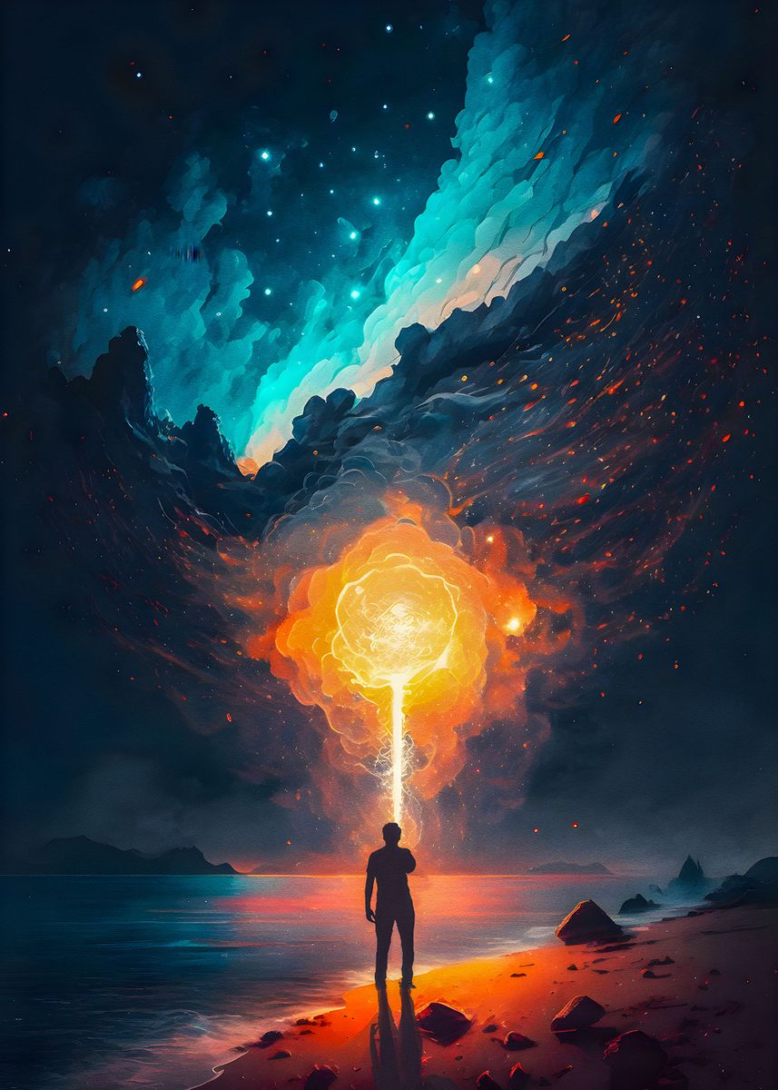 'Light Up the sky' Poster, picture, metal print, paint by Horace Laura ...