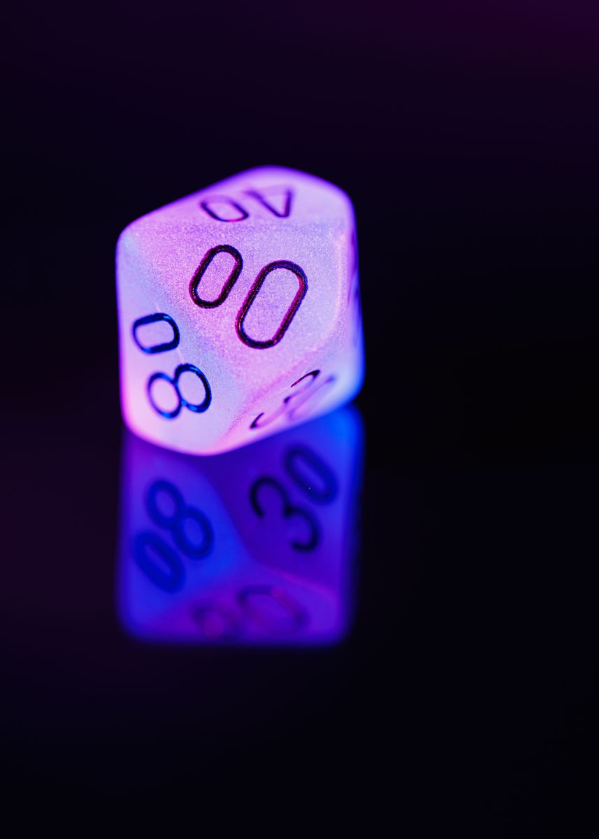 'Dice for board game' Poster, picture, metal print, paint by Giuseppe ...