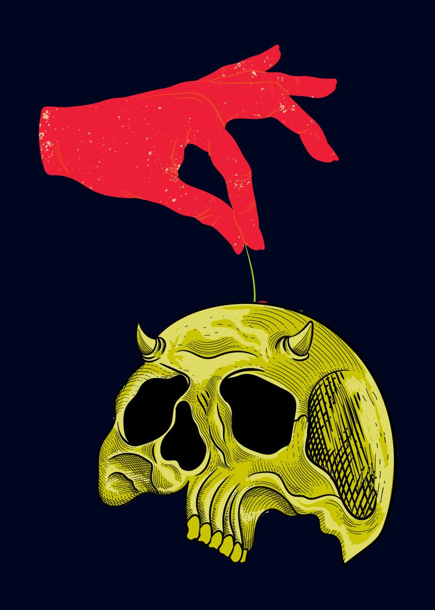 'Cherry Death 03 ' Poster, picture, metal print, paint by Trisya Art ...