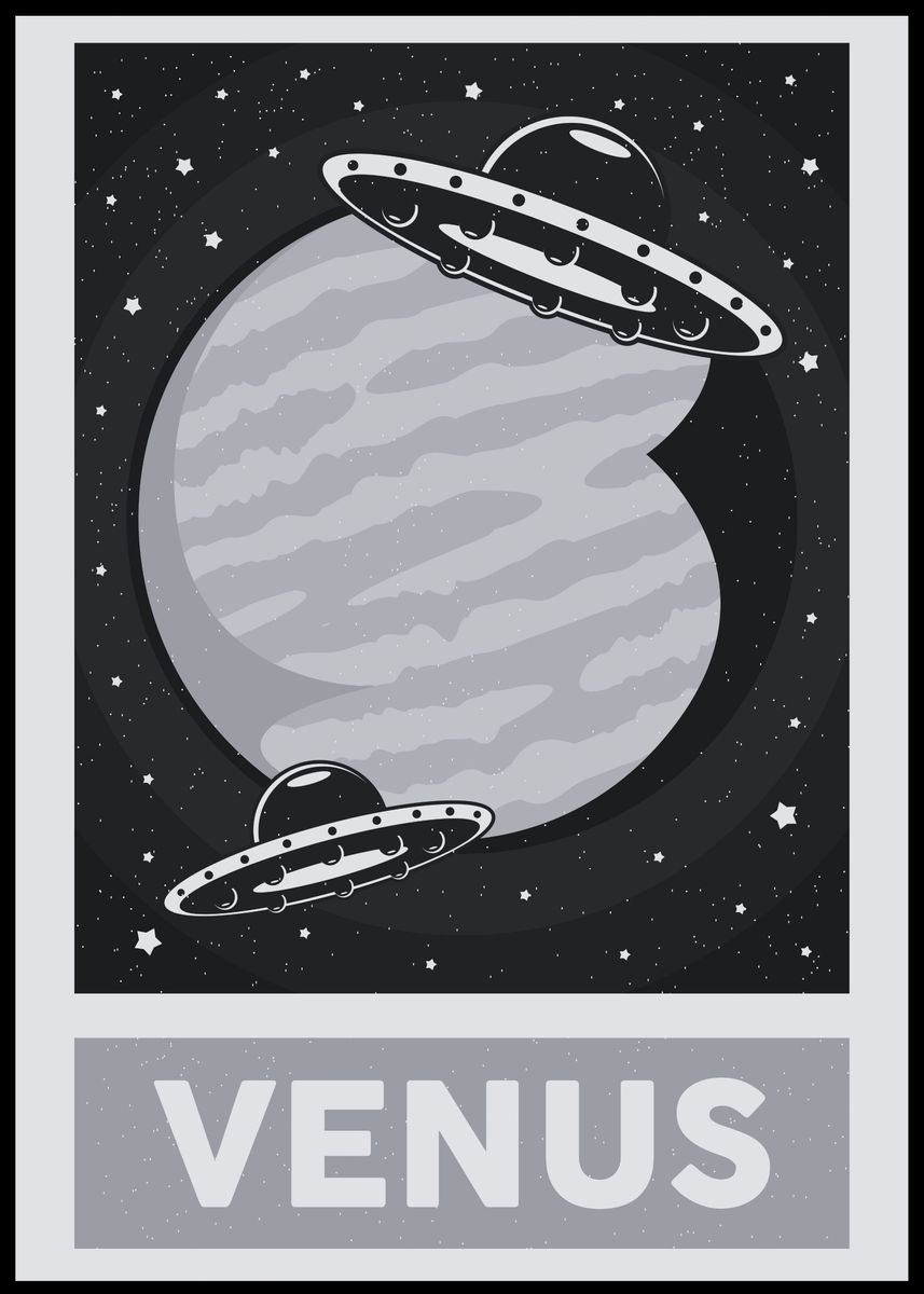 'Venus Retro Style' Poster, picture, metal print, paint by Yess | Displate
