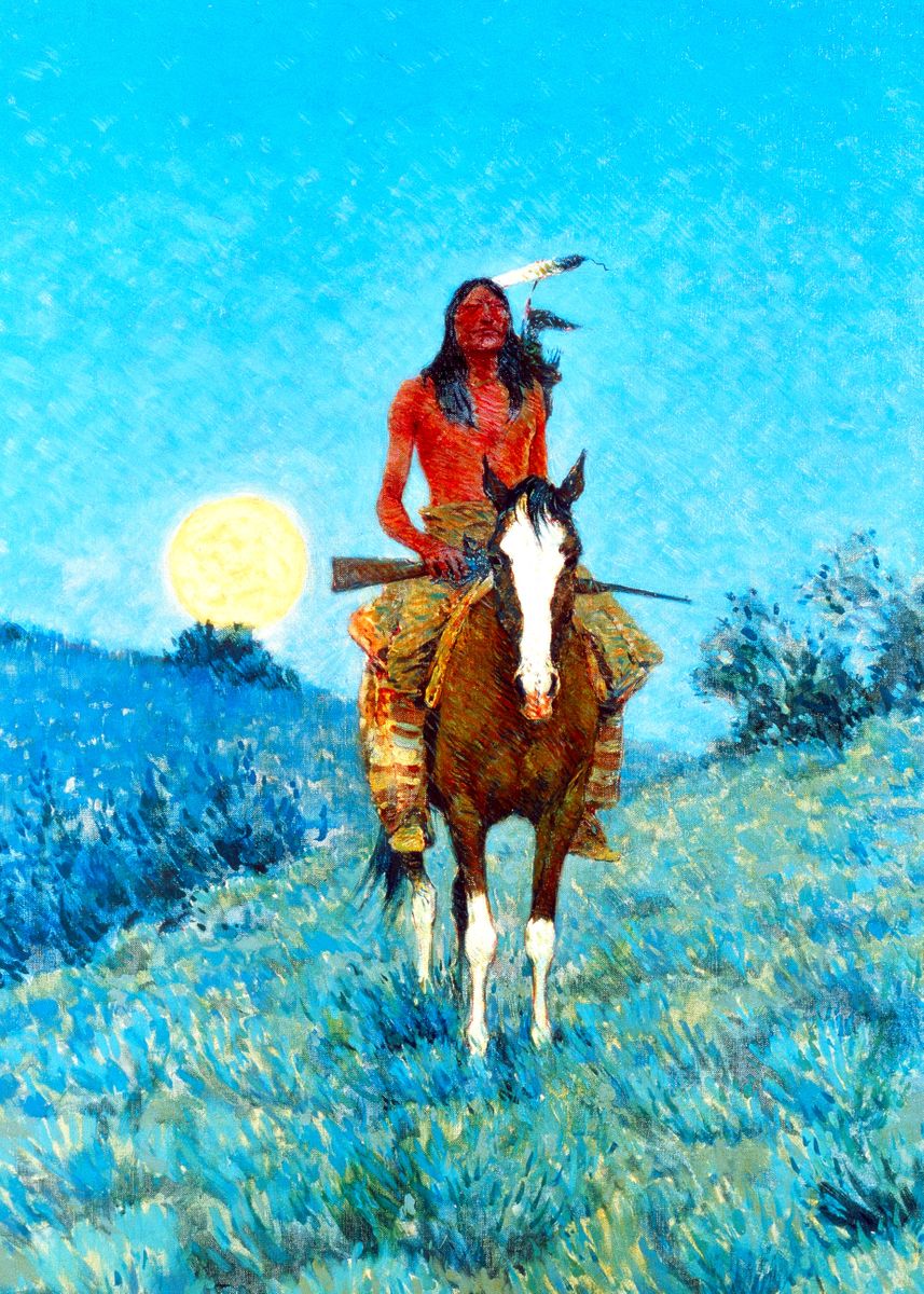 'The Outlier Western Art' Poster, picture, metal print, paint by ...