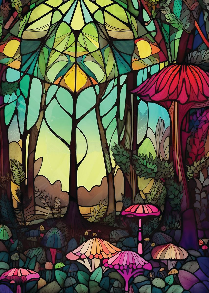 'Trippy' Poster, picture, metal print, paint by ExtremeArtists | Displate