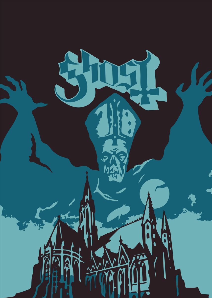 'ghost Band ' Poster, picture, metal print, paint by arto moro | Displate