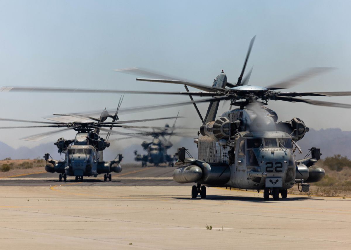 'Helicopters' Poster by Conceptual Photography | Displate