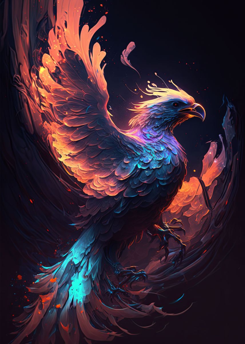 'Phoenix Bird' Poster by Creative Ucf | Displate