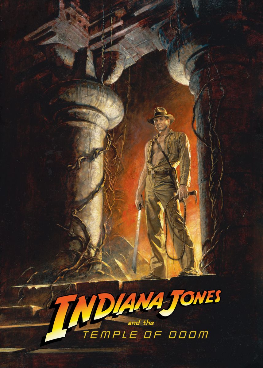 Indiana Jones Temple Of Doom Poster