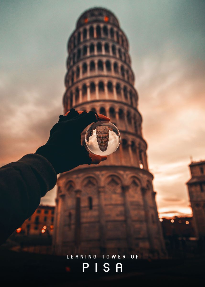 'Leaning Tower of Pisa ' Poster, picture, metal print, paint by Explore ...