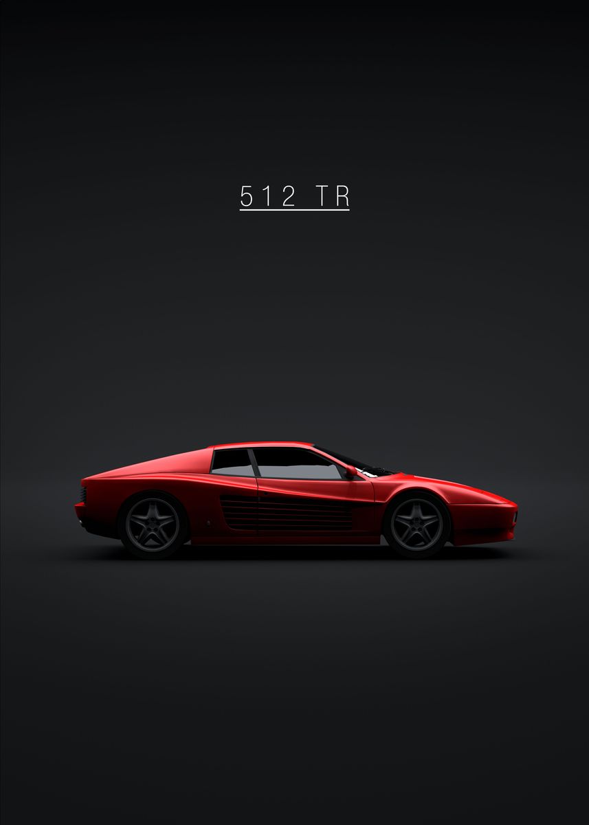 '1991 Ferrari 512 TR' Poster, picture, metal print, paint by 21 MXM ...