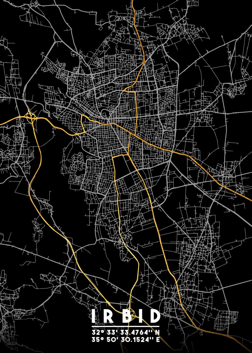 'Irbid Jordan' Poster, picture, metal print, paint by Clayborne Frank ...