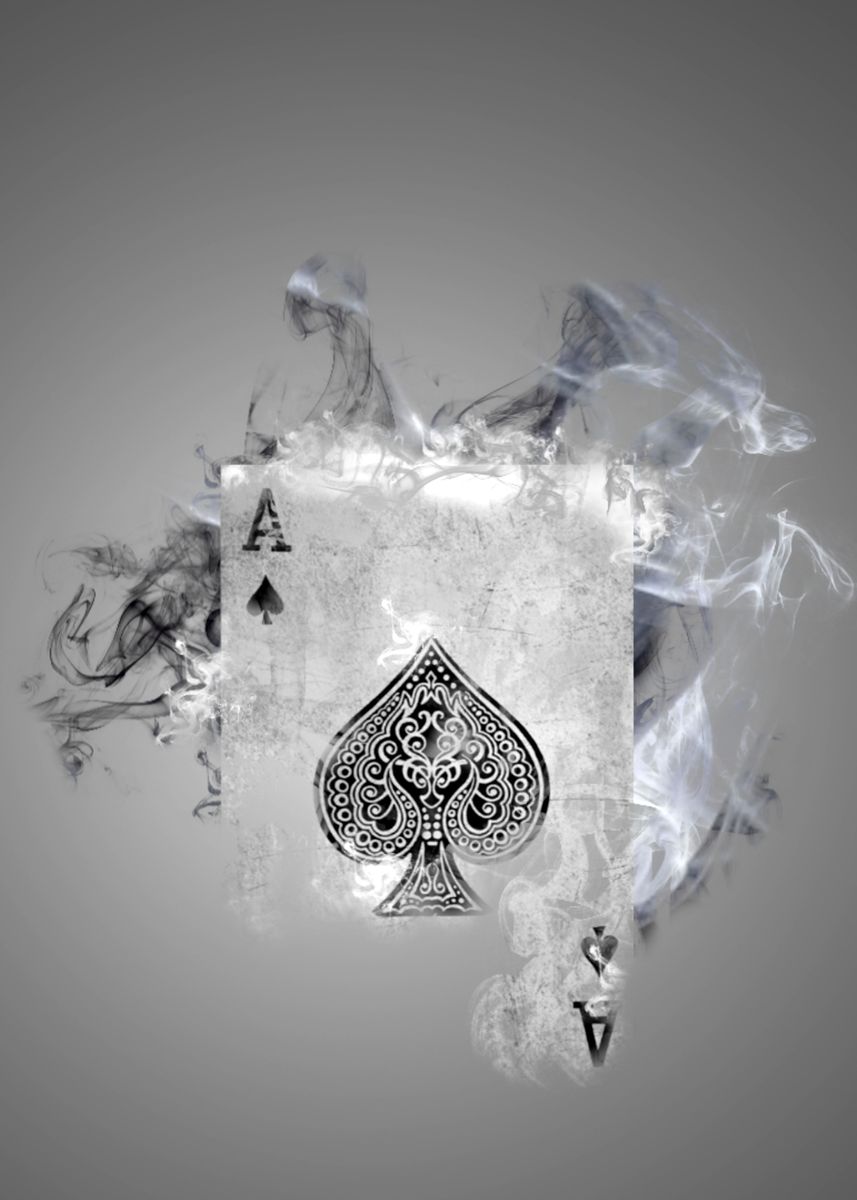 'Poker Card' Poster, picture, metal print, paint by Rebda Saputra ...