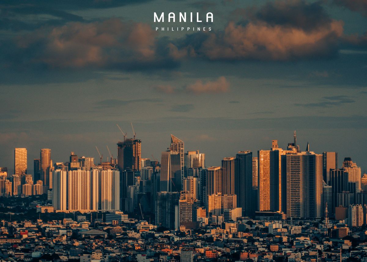 'Manila ' Poster by Famous City | Displate