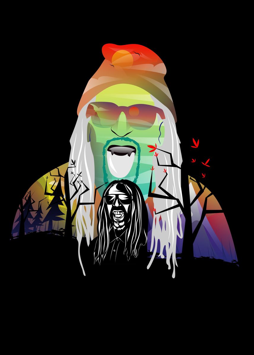 'the rapps vision' Poster, picture, metal print, paint by Asran Vektor ...