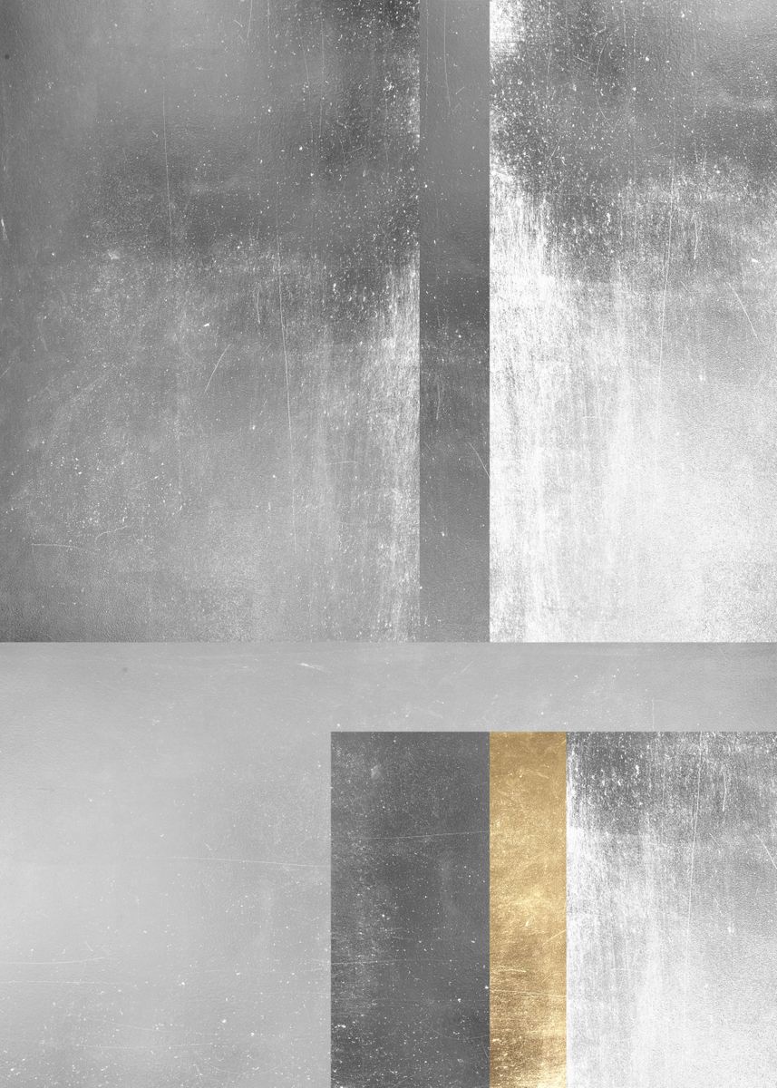 'Metal and gold art A' Poster by Vitor Costa | Displate