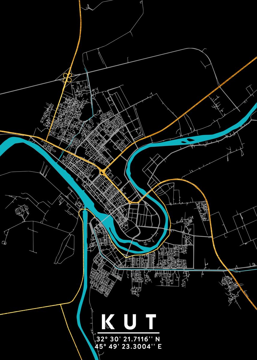 'Kut Iraq' Poster, picture, metal print, paint by Clayborne Frank ...