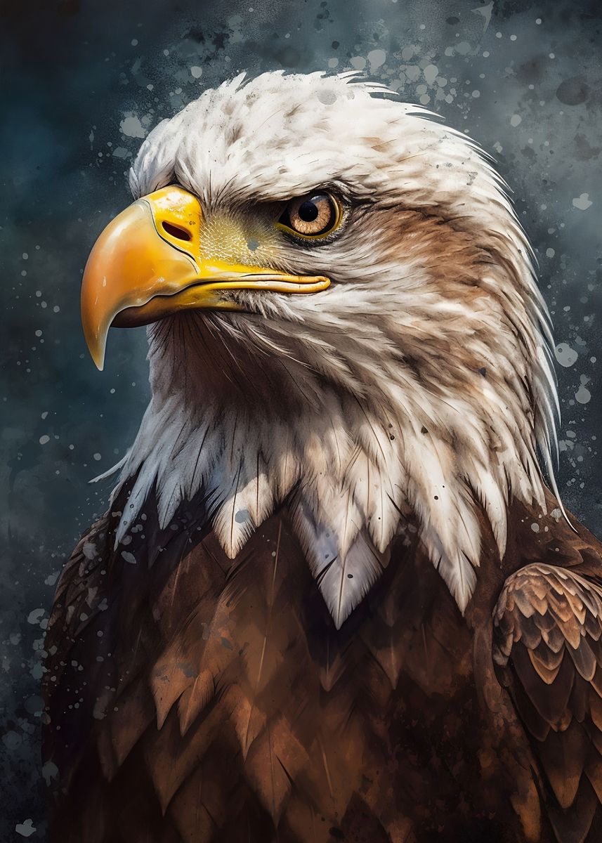 'Eagle' Poster, picture, metal print, paint by professionaldesigns ...