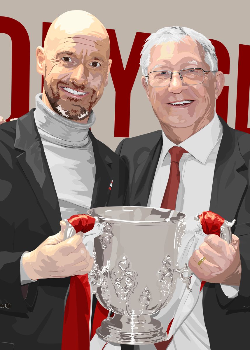 'The Gaffers Hold The Pot' Poster, picture, metal print, paint by ...