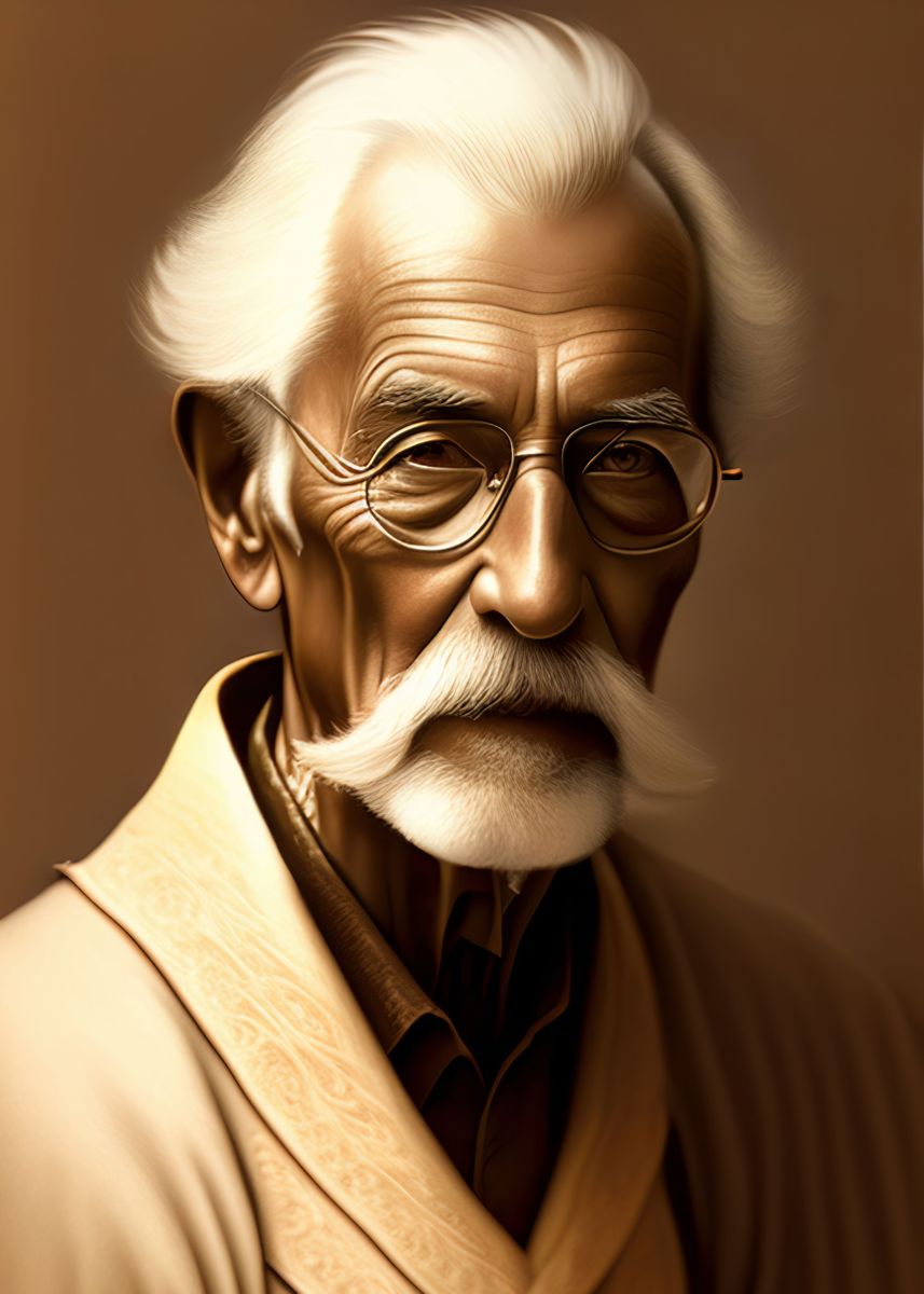 'Portrait of Don Quixote' Poster, picture, metal print, paint by NAMA ...