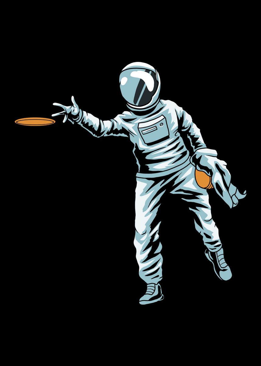 'Disc Golf Frisbee Golf' Poster, picture, metal print, paint by ...