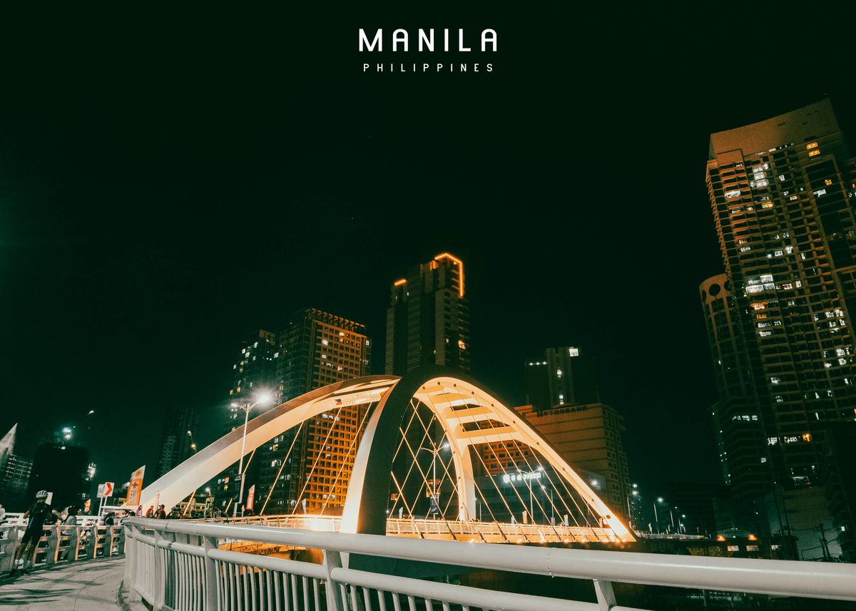 'Manila ' Poster by Famous City | Displate
