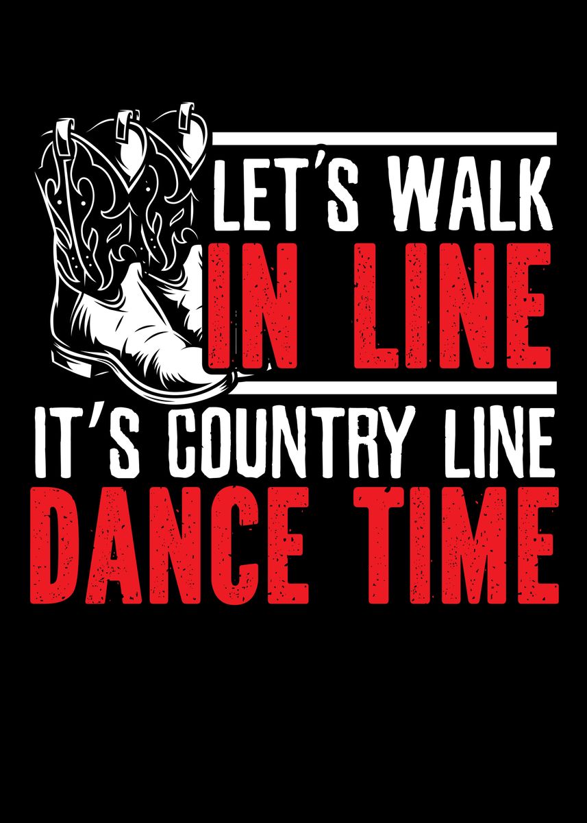 'Line Dancing' Poster by NAO | Displate