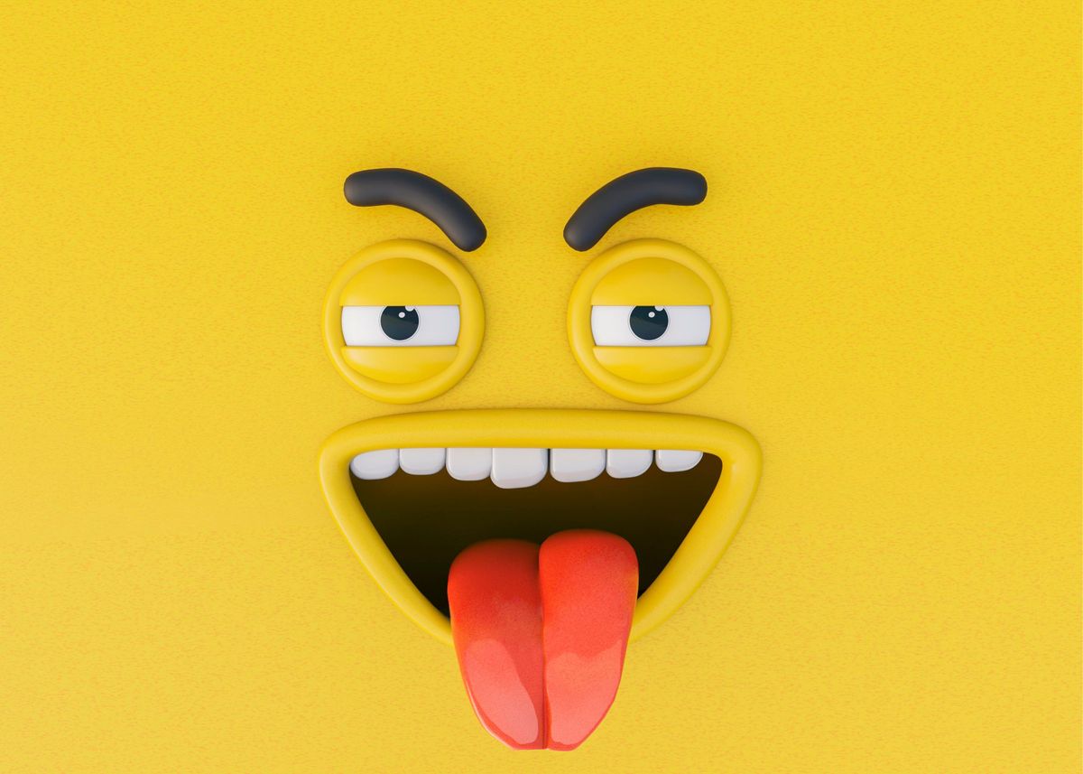 'Funny Laughing Emoji' Poster by Artistic Shop | Displate